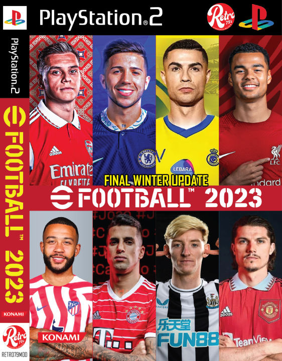 💿 แผ่นเกมส์ PS2 💿 E football 2023 WINTER FINAL PES 2023 EFOOTBALL ⚔️ ...