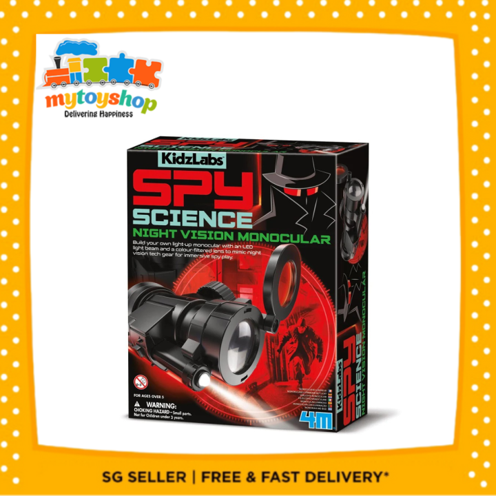4M Kidzlabs Spy Science Night Vision Monocular | Lazada Singapore