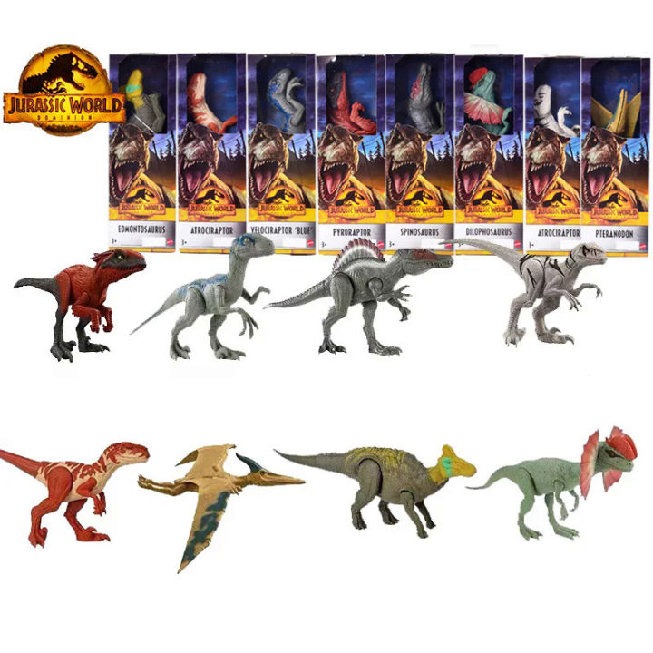 Jurassic World Dinosaur Spinosaurus Atrociraptor Pyroraptor ...