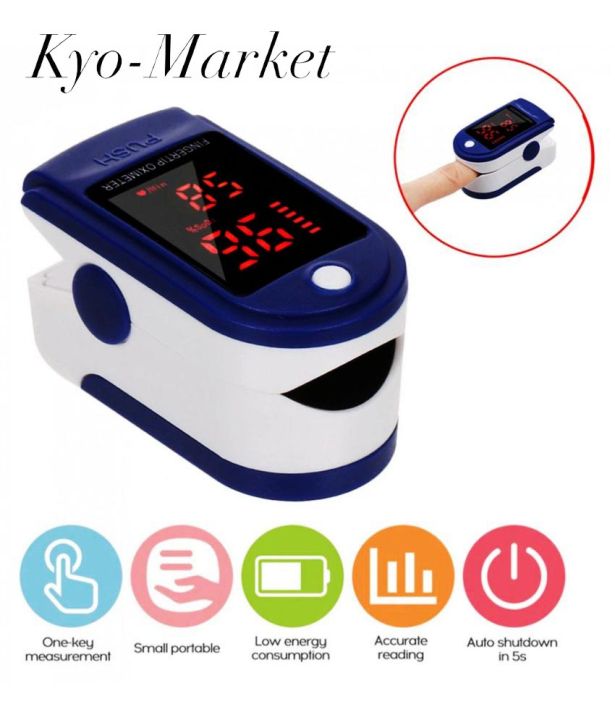(BISA COD) Pulse oximeter LK87 denyut nadi pemasangan ujung jari ...