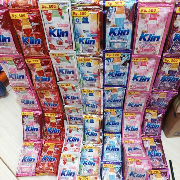 SOKLIN CAIR LIQUID 500 1 Renceng isi 12 Sachet | Lazada Indonesia