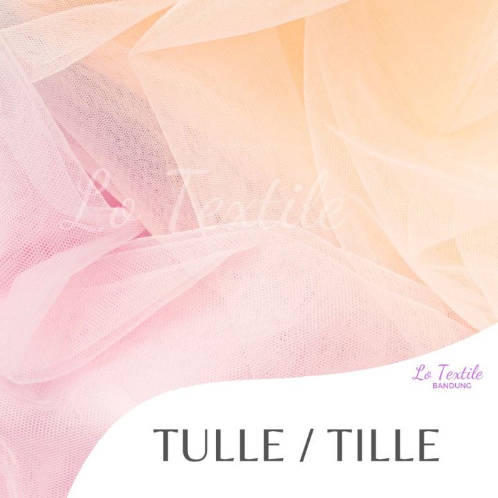 Kain Tile Polos / Tulle Polos 0.5 Meter Soft Tulle (Seri 2) | Lazada ...