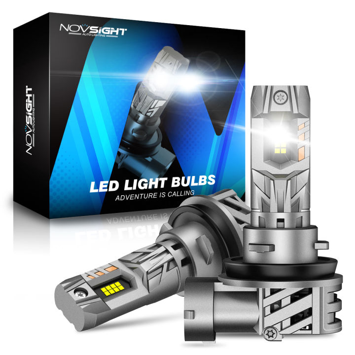 NOVSIGHT 2PCS N63 Original car 1:1 design 90W/pair 20000LM LED Car Headlight H4 H7 H11 HB3 9005 ...