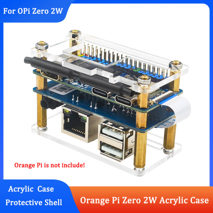 Original Raspberry Orange Pi Zero 2W Acrylic Case Module Acrylic Shell ...