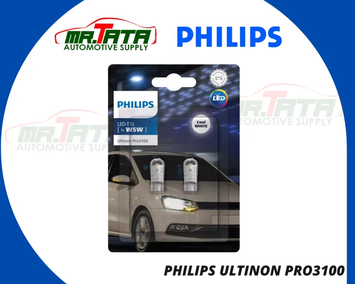 Philips T10 LED Ultinon Pro3100 (White Led) | Lazada PH