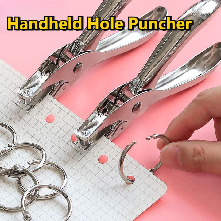 6mm Mini Handheld Hole Puncher Circular Hole Punching Machine Paper ...