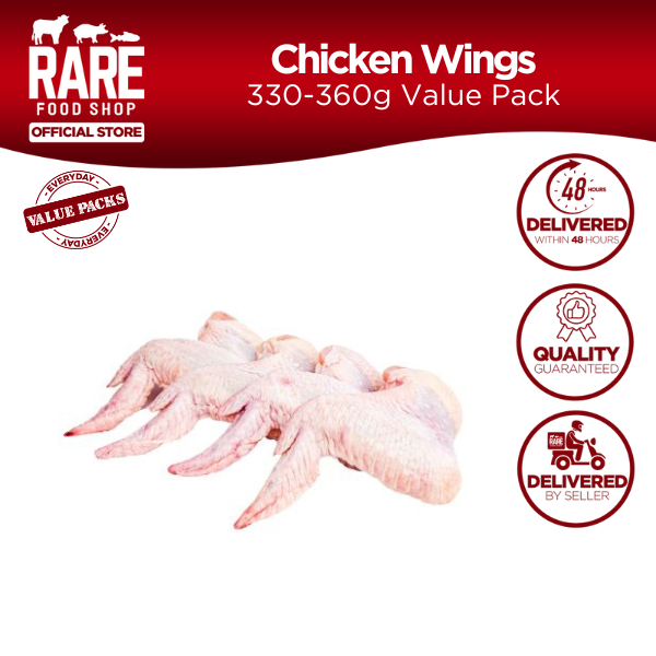 Rare Food Shop Chicken Wings 330-360g Value Pack | Lazada PH