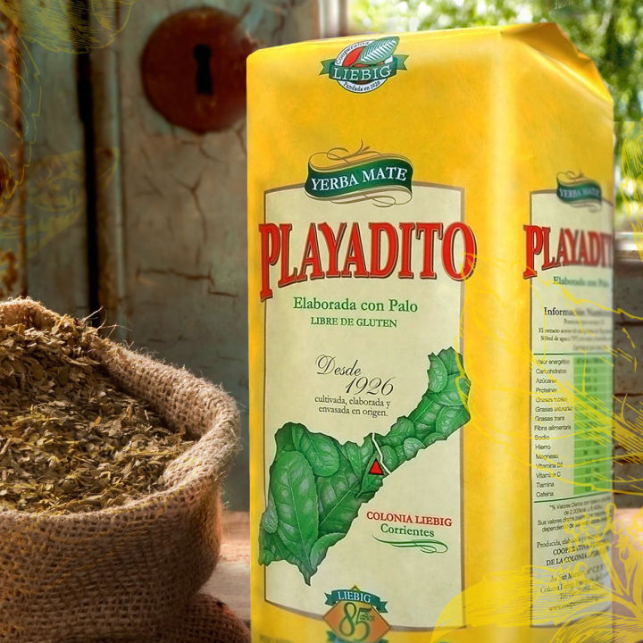 Yerba Mate Playadito (Authentic) Traditional 500g/1kg Natural Loose ...