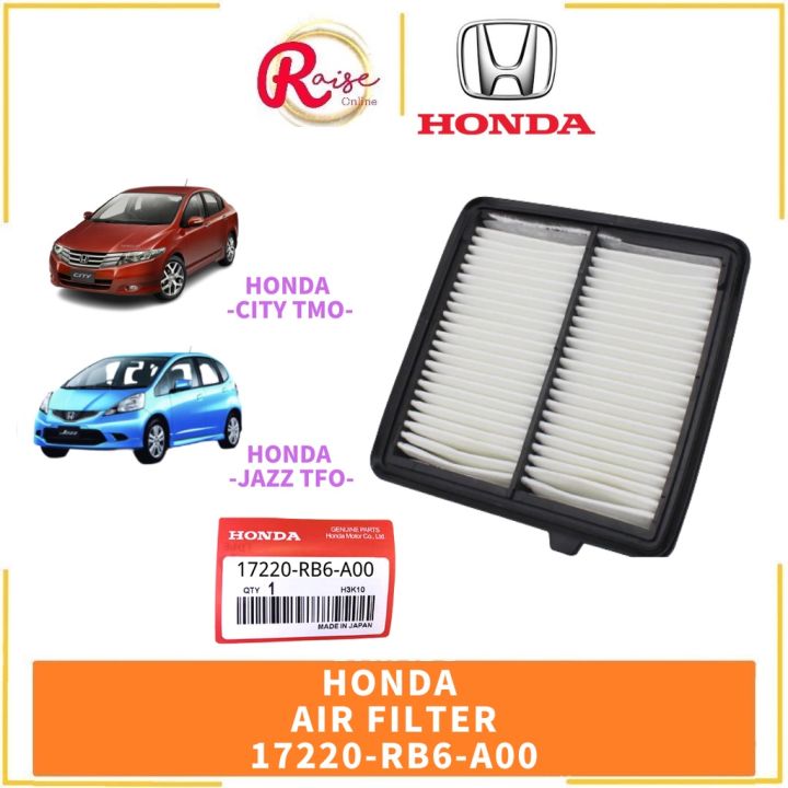 HONDA Air Filter 17220-RB6-Z00-Honda City TMO (2008-2013) & Jazz TFO ...
