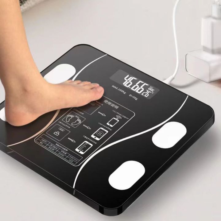【USB Charge】Weighing Scale Led Digital Body Read Stock Weighing Scale ...