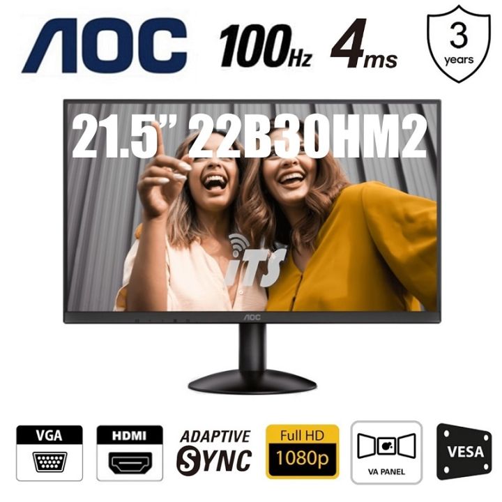 AOC 21.5" 22B2H / 22B2HN / 22B3HM / 22B2HM2 / 22B30HM2 75Hz or 100Hz VA ...