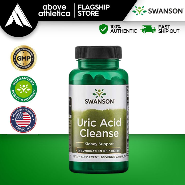 Swanson Ultra Uric Acid Cleanse 60 Capsules - healthy kidney support ...
