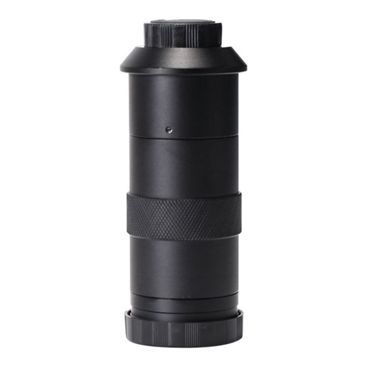 (UXSO) 100X Microscope Lens Maintenance Appraisal Lens Monocular Industrial Camera Lens M1218 ...