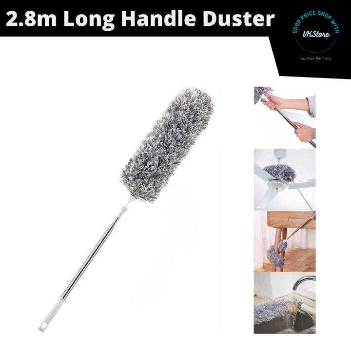 2.8M Lembut Mikrofiber Pembersihan Duster Boleh Dipanjangkan Siling ...