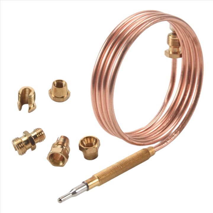 Universal Gas Stove Thermocouple with 5Pcs Nuts Heating Gas Burner ...