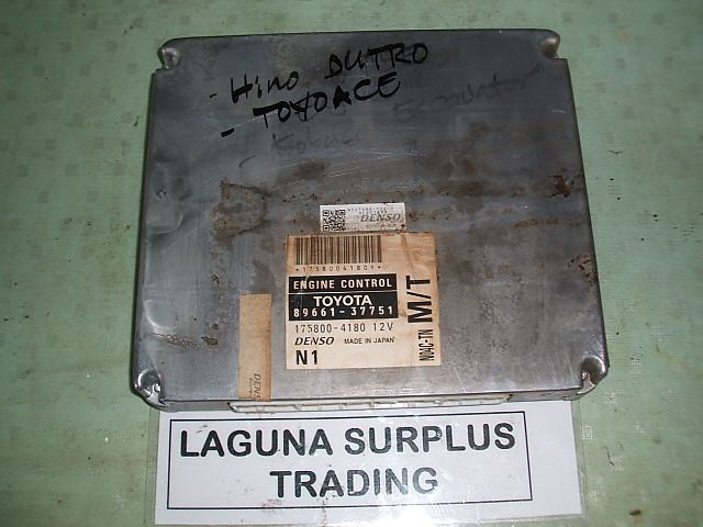 REFURBISHED HINO Dutro/Toyota ToyoAce Engine ECU Partnum: 89661-37751 ...