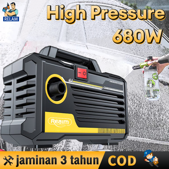 Reaim Mesin Cuci Motor Alat Cuci Motor Semprot Jet Cleaner Tekanan ...