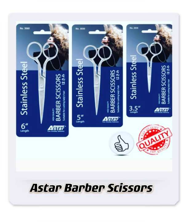 [STA] Astar Scissors Barber Stainless Steel Scissor Gunting 剪刀 3.75 ...