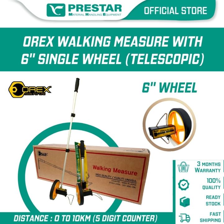PRESTAR MHE Orex Walking Measure Distance 10km Single Wheel (6 /16cm) 6 ...