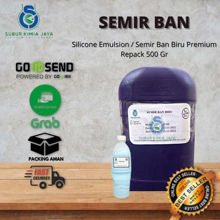 Semir ban PREMIUM / Silicon emulsi biru 500 GR | Lazada Indonesia