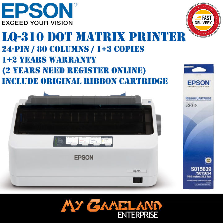 EPSON LQ-310 | LQ310 | LQ 310 Dot Matrix Printer | Lazada