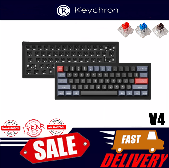 Keychron V4 QMK Custom Game Mechanical Keyboard | Lazada.co.th