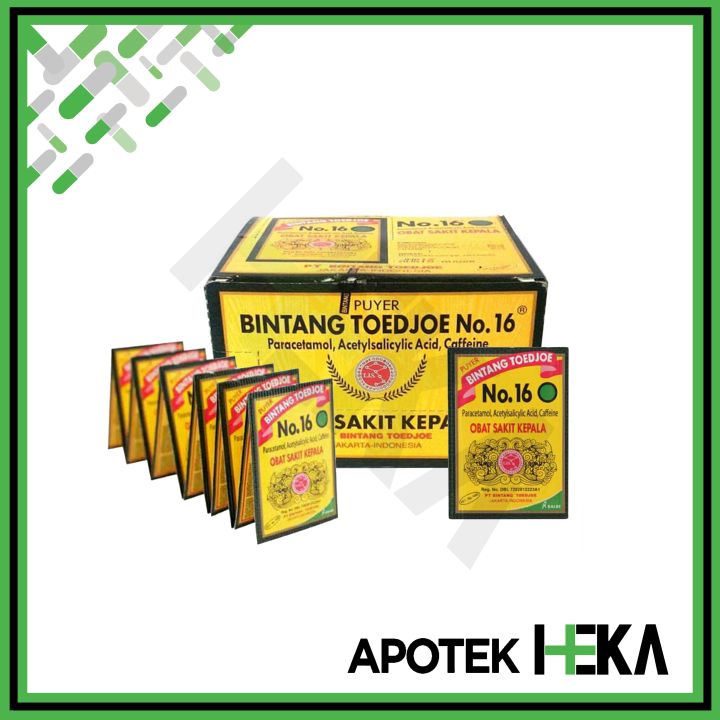 Puyer OSK Bintang 7 Toedjoe No. 16 Box isi 120 sachet - Sakit Kepala ...