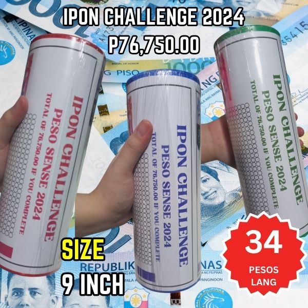 SF- Alkansya Ipon Challenge Coin Bank High Quality 2024 YEAR | Lazada PH