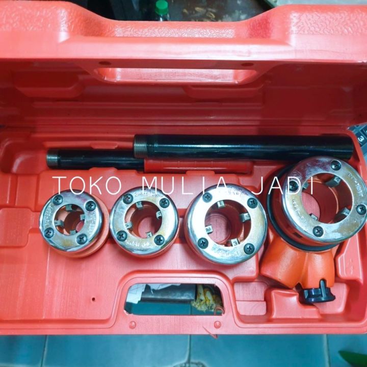 Alat senai pipa manual / snei snai pembuat ulir drat model Ridgid Rigid ...