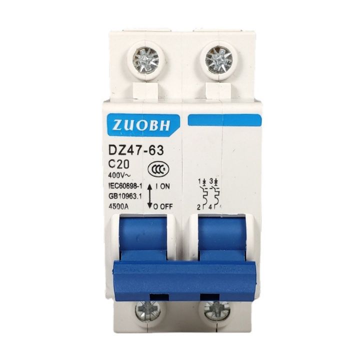 DZ47-63 Economic 2P AC Electric Circuit Breaker mcb CE Approved Electric Breaker AC Circuit ...