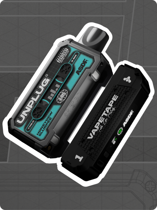 ASDF VapeTape Unplug 12000 Puffs Disposable Pod Rechargeable Disposable ...