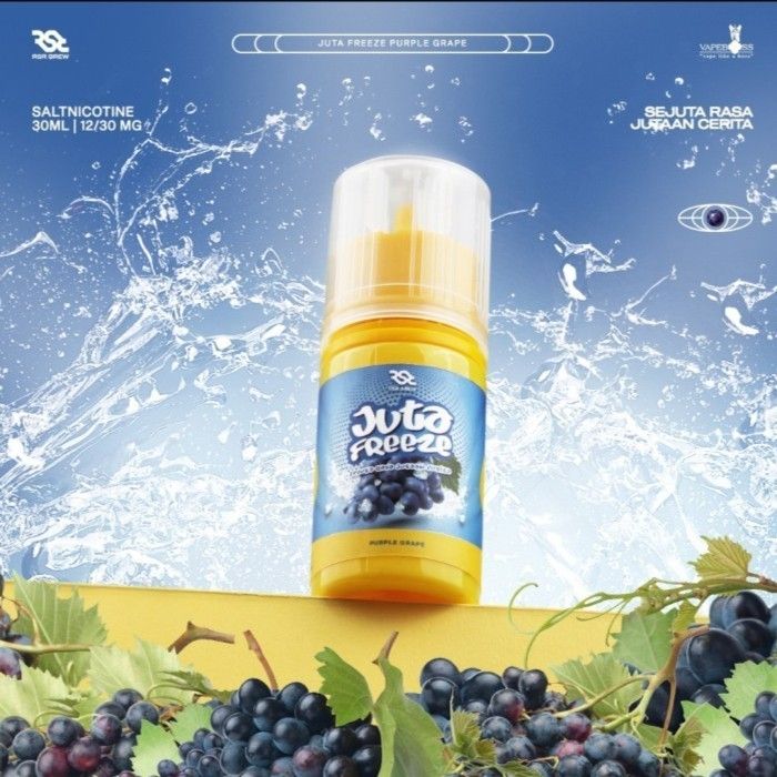 Juta Freeze Purple Grape Salt Nic 30ML by RSR Brew - Liquid Juta ...