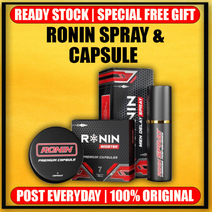 RONIN SET COMBO, RONIN SPRAY & RONIN CAPSULE Original Hq 100% | Lazada