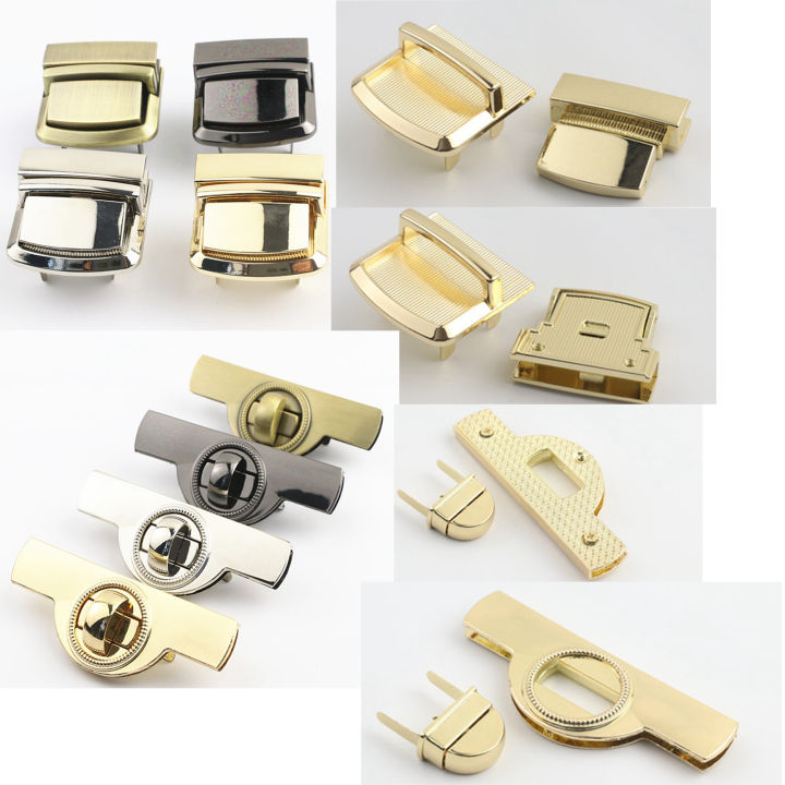 Shoulder Bag Twist Lock Duck Tongue Lock Purse Thumb Lock Purse Twist ...