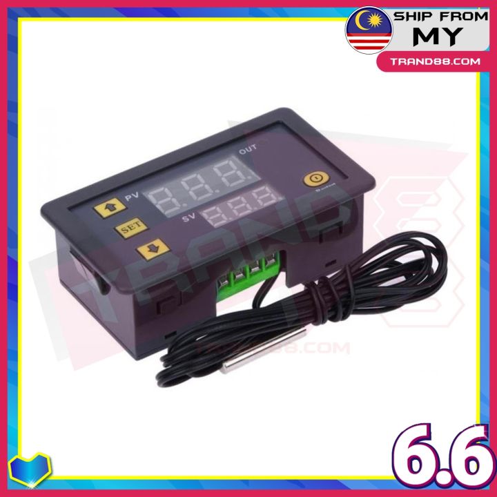 W3230 AC 220V 10A Digital LCD Thermostat Temperature Controller with ...