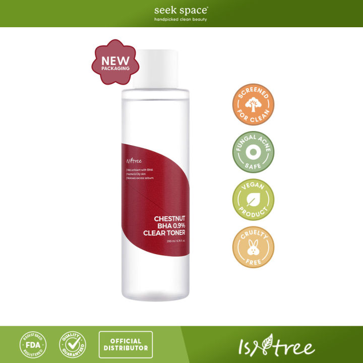ISNTREE Chestnut BHA 0.9% Clear Toner 200ML | Lazada PH
