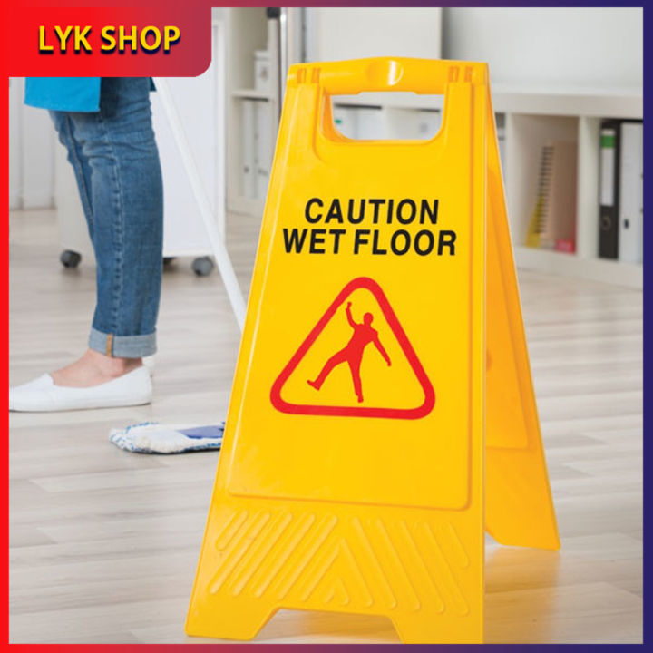 Caution Wet Floor Signage Warning Floor Sign Wet Floor Sign | Lazada PH