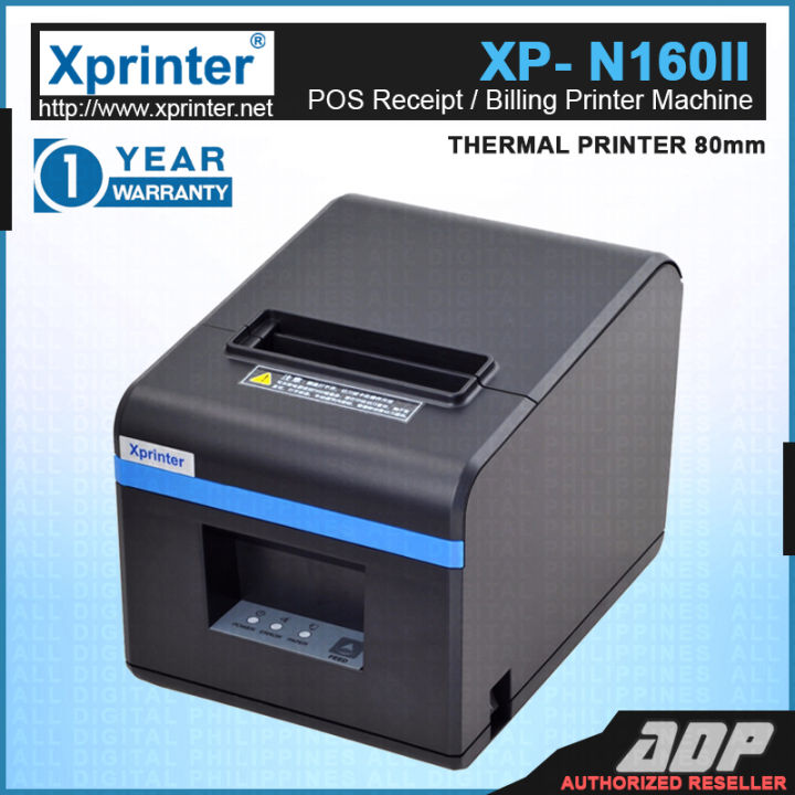 XPRINTER XP-N160II POS Receipt / Billing Printer Billing Machine Thermal Printer 80mm X PRINTER ...