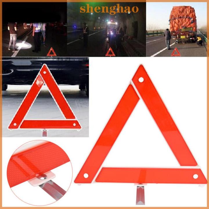 shenghao Reflective Warning Sign Foldable Triangle Car Hazard Breakdown ...