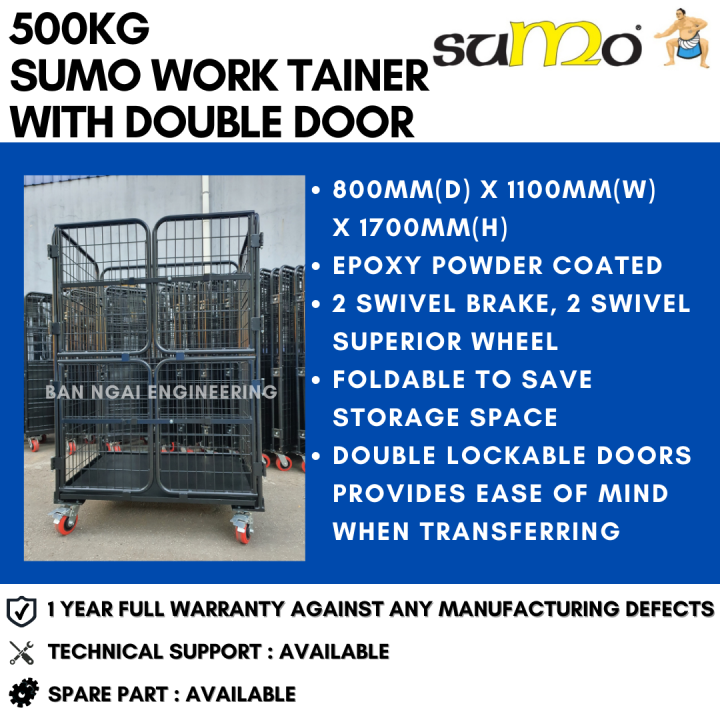 SUMO 500kg Work Tainer with Double Door Work Trainer Roll Cage ...