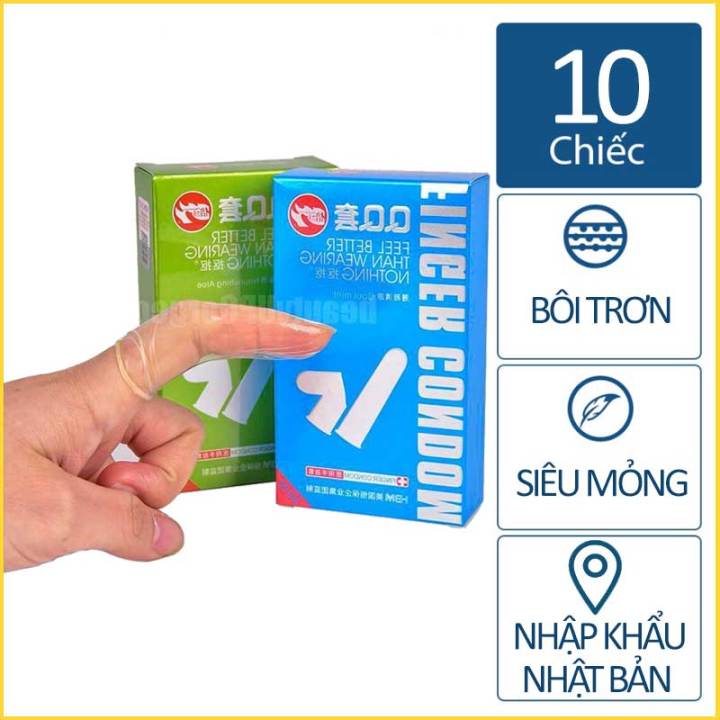 Bao Cao Su đeo Ngón Tay Finger Bao Cao Su Nữ Hộp 10 Cái Lazadavn