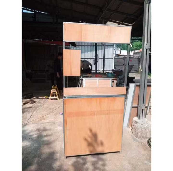 Gerobak Portable Bahan ALUMINIUM /Booth POLOS / Booth Portable Lipat ...