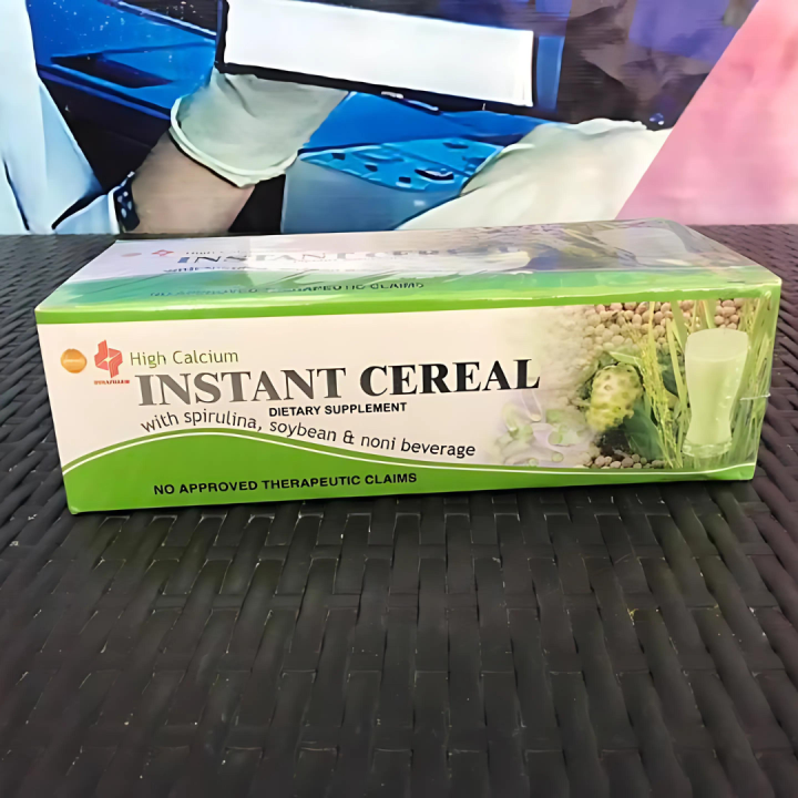 Organic Dynapharm Instant Cereal with Spirulina, Soybean, non beverage ...