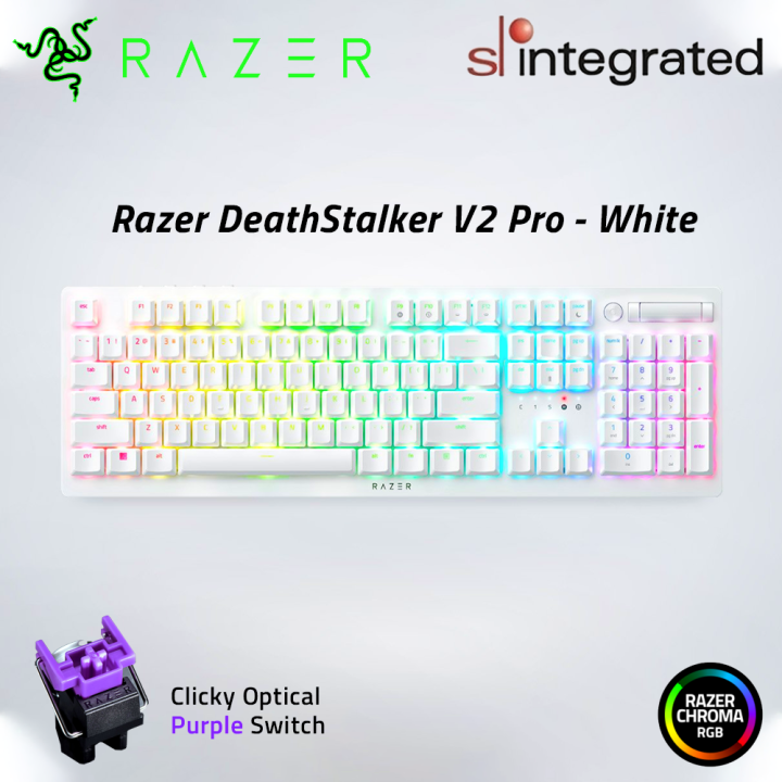 Razer DeathStalker V2 Pro Wireless Low-Profile RGB Clicky Optical ...