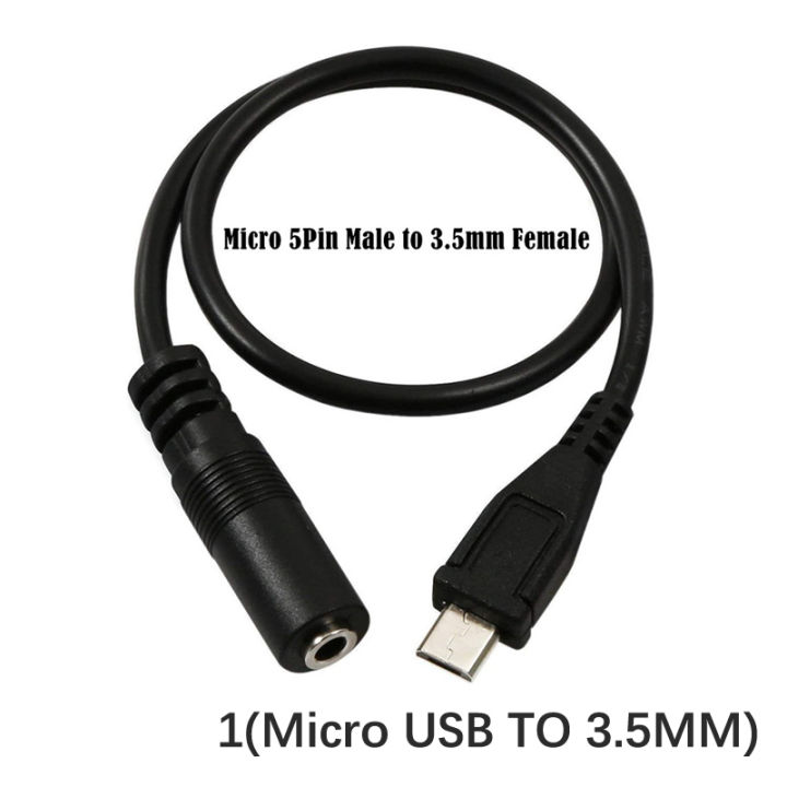 [MENGYUR] Micro USB to 3.5mm Jack Headphone Earphone Cable Adapter ...