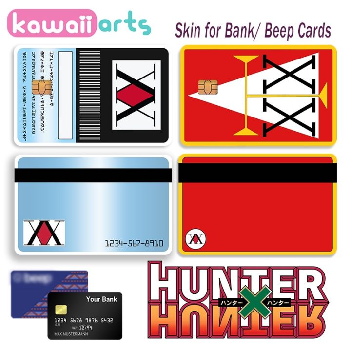 COD HUNTER X HUNTER - CARD SKIN STICKERS ( ATM BANK BEEP LOYALTY ...