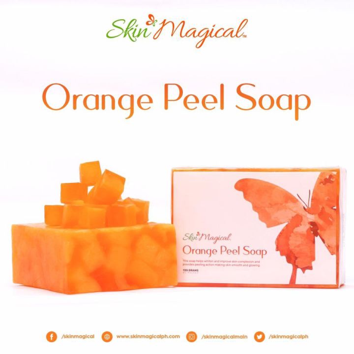 Skin Magical Orange Peel Soap 135g | Lazada PH