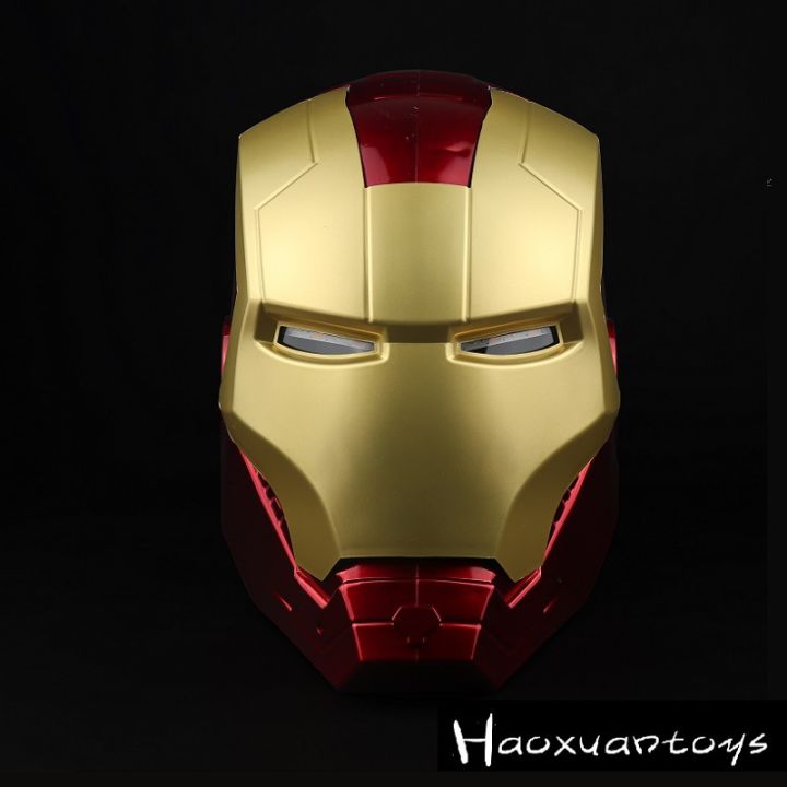 BB1:1 Iron Man Helmet Electronic Iron Man Full Head Helmet LED Iron Man ...