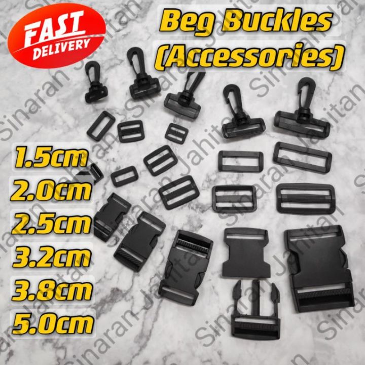 Klip Beg / Bag Clip / Bag Buckle 1.5cm 2cm 2.5cm 3.2cm 3.8cm 5cm ...