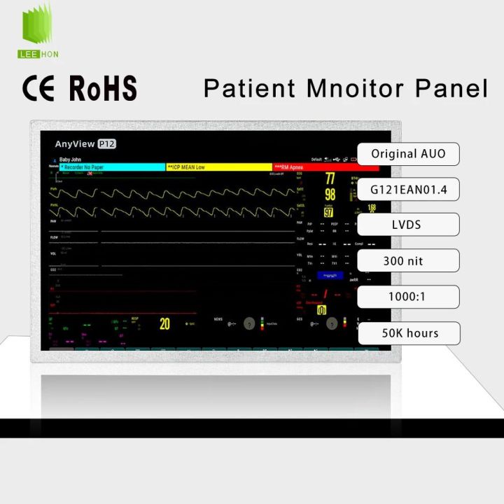 AUO Original 12.1'' Vital Sign Patient Monitor LCD Panel G121EAN01 ...